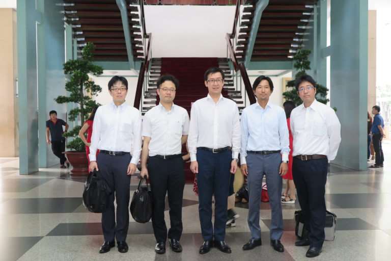 The delegation of the deputy Minister of Japan visits Independence ...